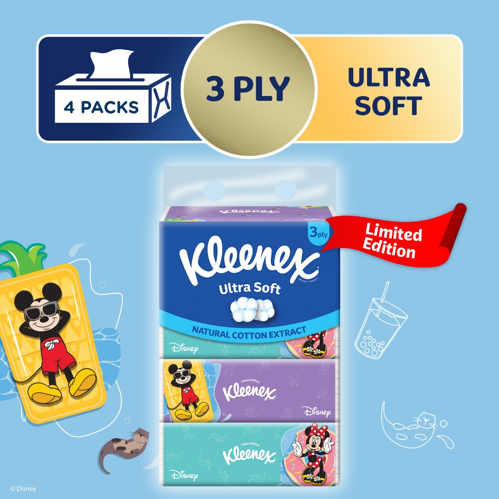 [Bundle of 2] Kleenex Limited Edition Disney Soft Box Facial Tissue ...