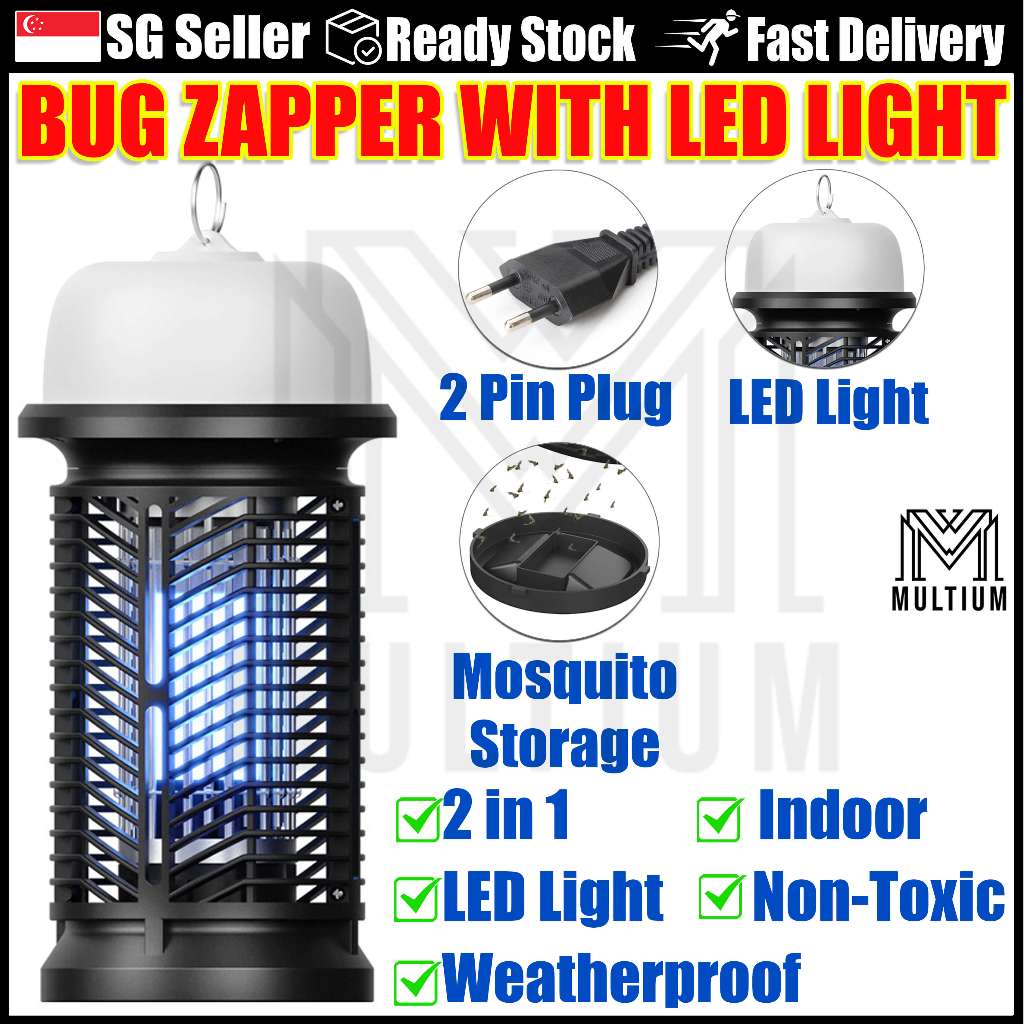 20W Round Lamp with LED Light Mosquito Repellent Lamp Portable Mosquito ...