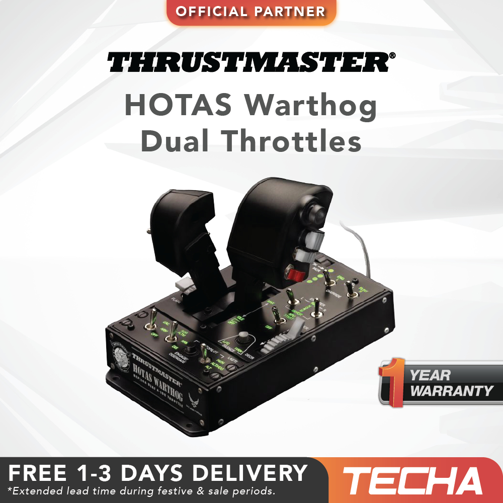 [FAST SHIP] Thrustmaster Hotas Warthog Dual Throttles | Shopee Singapore