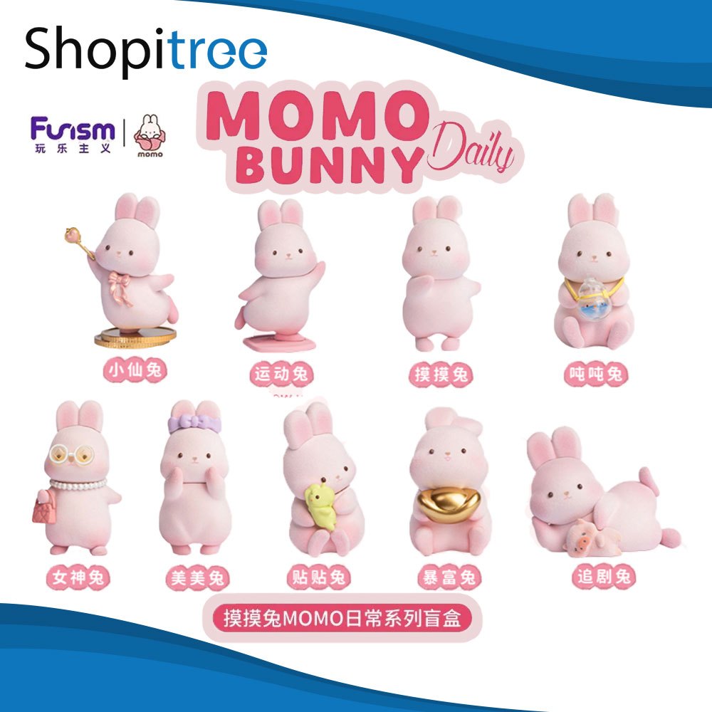 Funism MOMO BUNNY Daily Series Blind Box (Single Box [Random]) | Shopee Singapore