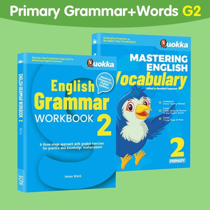 [SG STOCK ] Primary English Grammar+Words Vocabualry G2 P2 /Grammar in ...