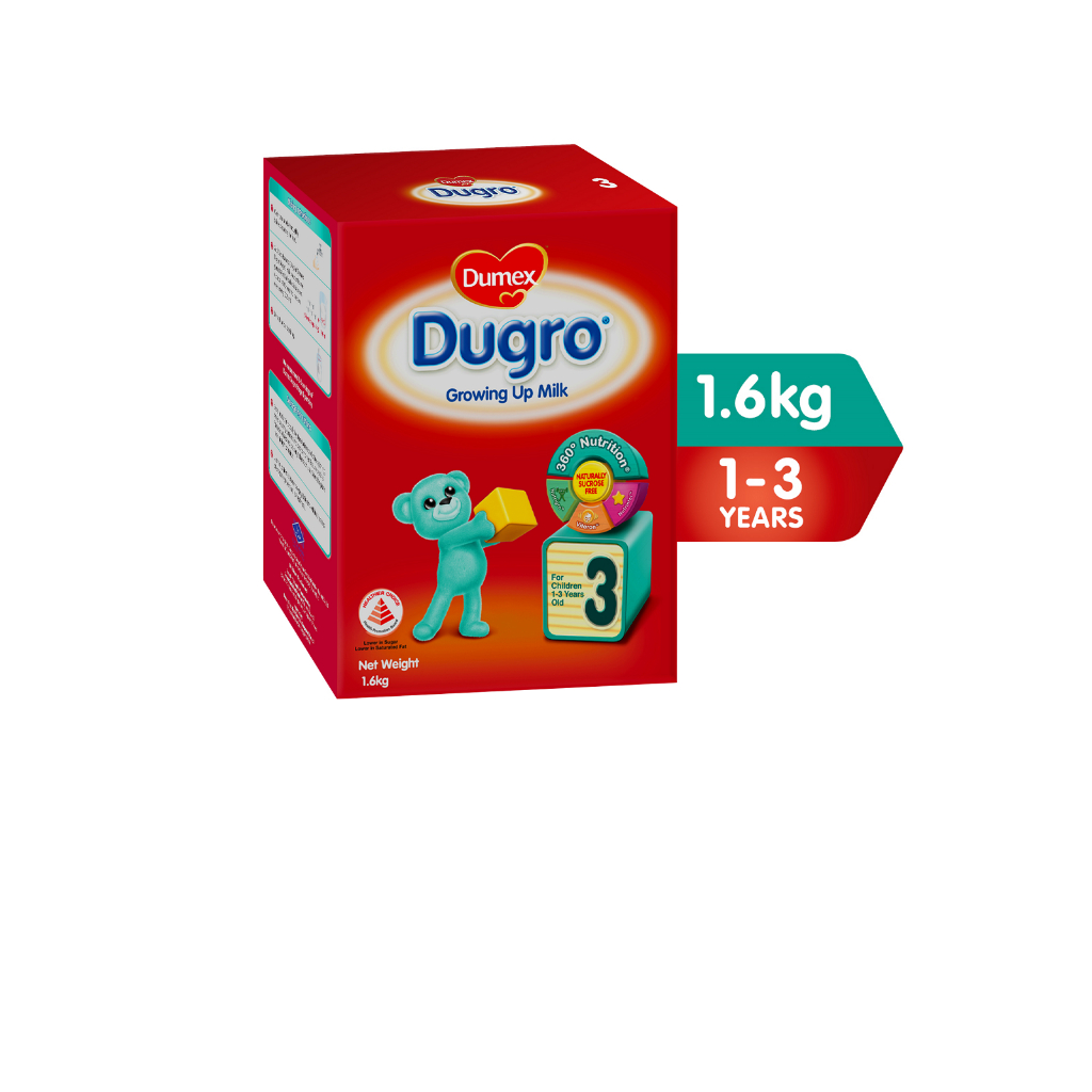 Dumex Dugro Growing Up Kid Milk Formula - Stage 3 (1.6kg) | Shopee ...