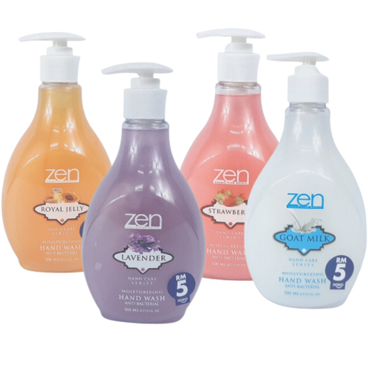 Zen Anti-Bacterial Hand Wash (500ml) | Shopee Singapore