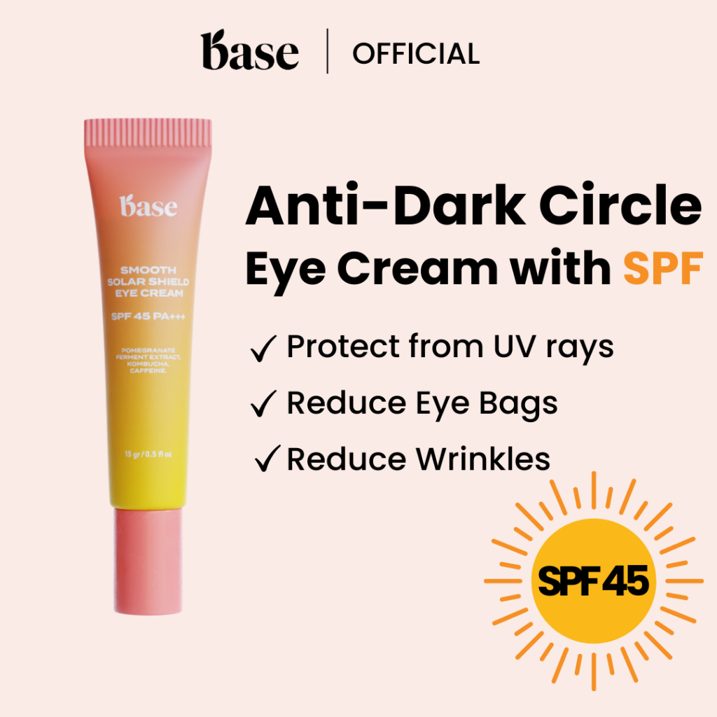 [BASE] Caffeine Eye Cream with SPF, Anti-Dark Circle Eye Cream - Smooth ...