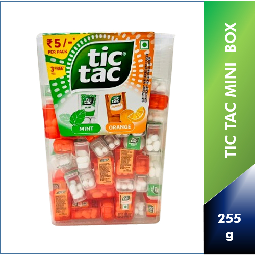 Tic Tac Travel 75 Mini Boxes Mint & Orange 255g 【EXP Jul 2026】 | Shopee ...