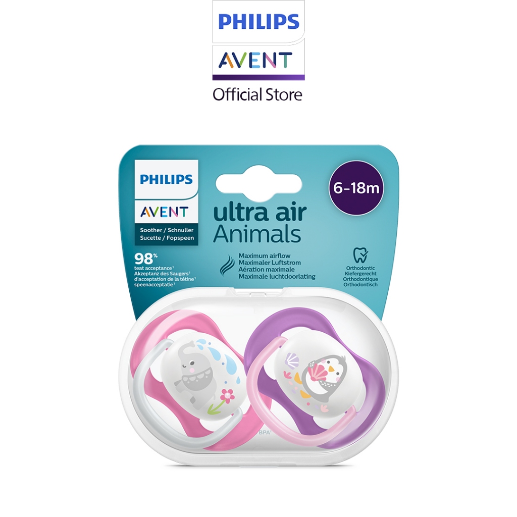 PHILIPS AVENT ultra air pacifier - SCF080/08 | Shopee Singapore