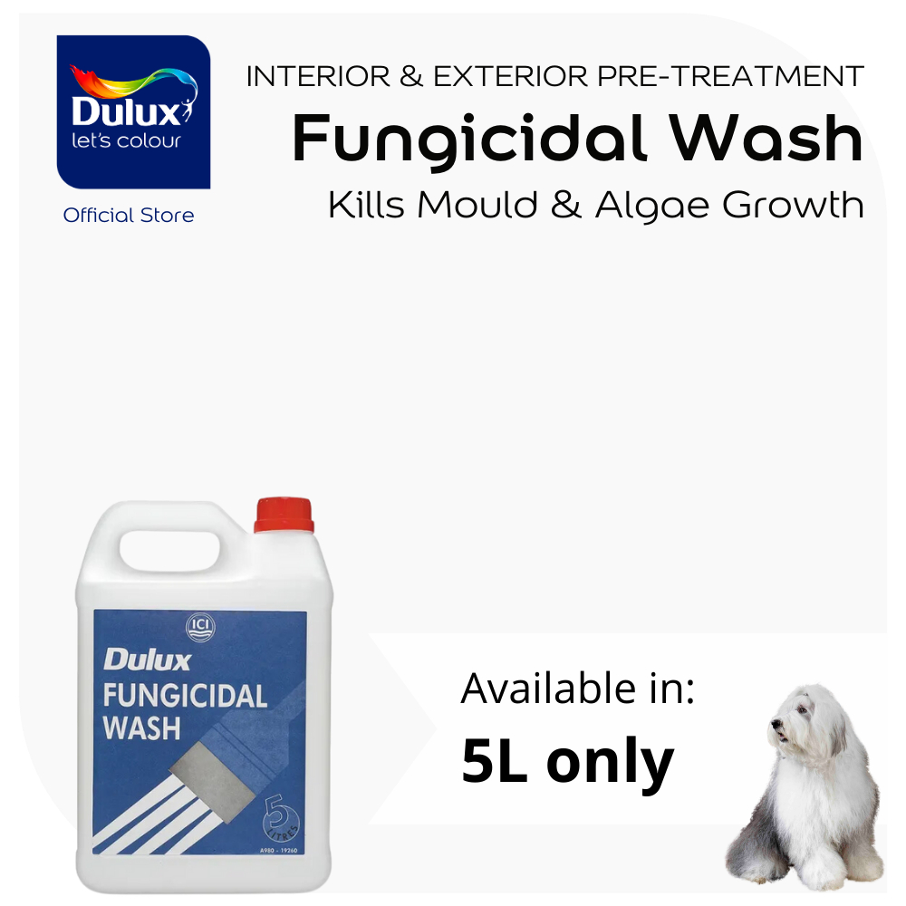 Dulux Fungicidal Wash | Interior & Exterior Surface Pre-Treatment ...