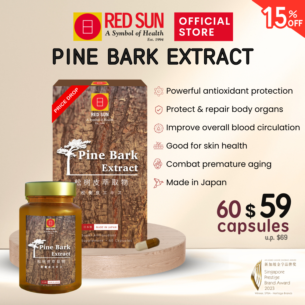 RED SUN Pine Bark Extract | Super Antioxidant | Skin Care & Overall ...