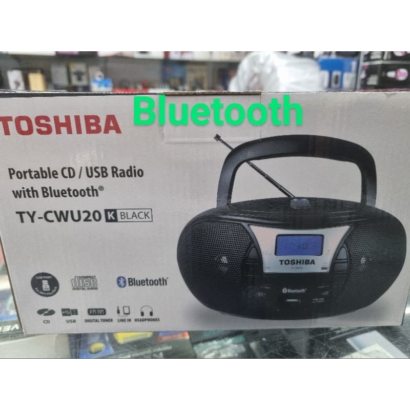 TOSHIBA PORTABLE CD/ USB BLUETOOTH PLAYER | Shopee Singapore