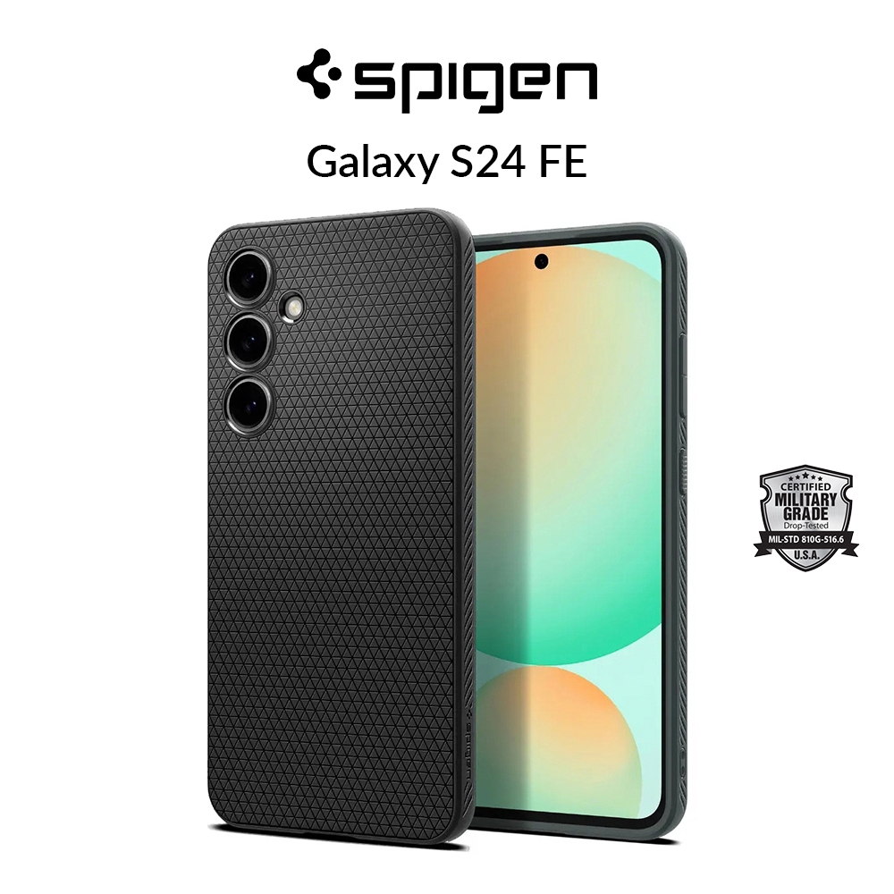 Spigen Samsung S24 FE Case Liquid Air Samsung S24 Fe Casing Drop Protection and Slim Durable ...