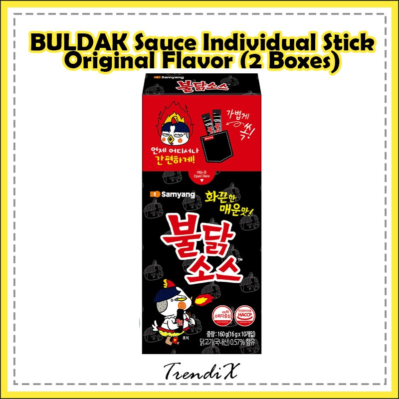 BULDAK Sauce Individual Stick Original Flavor (2 Boxes) | Shopee Singapore