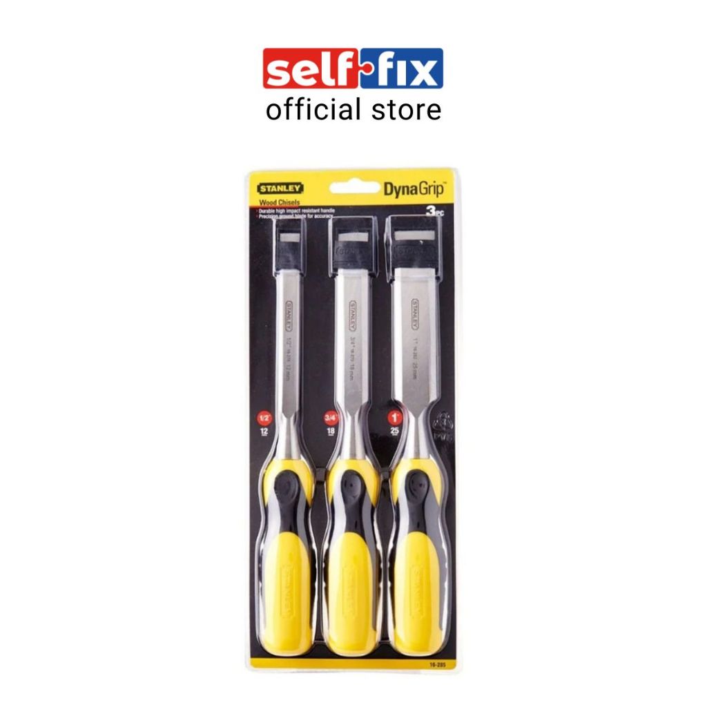 Stanley 16-285 Dynagrip Wood Chisel 3Pcs Set | Shopee Singapore