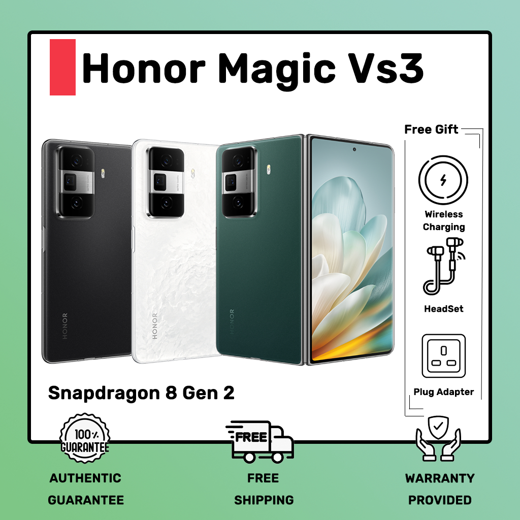 Honor Magic Vs3 Snapdragon 8 Gen 2 Foldable OLED Light and thin Folding ...