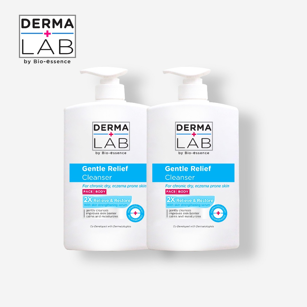 DERMA LAB Gentle Relief Cleanser 1000ml x2 | Shopee Singapore