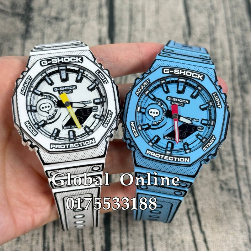 CHINA SET 100% ORIGINAL CASIO G-SHOCK MANGGA GA-2100MNG-2A / GA-2100MNG-7A GA-2100MNG-2 GA ...