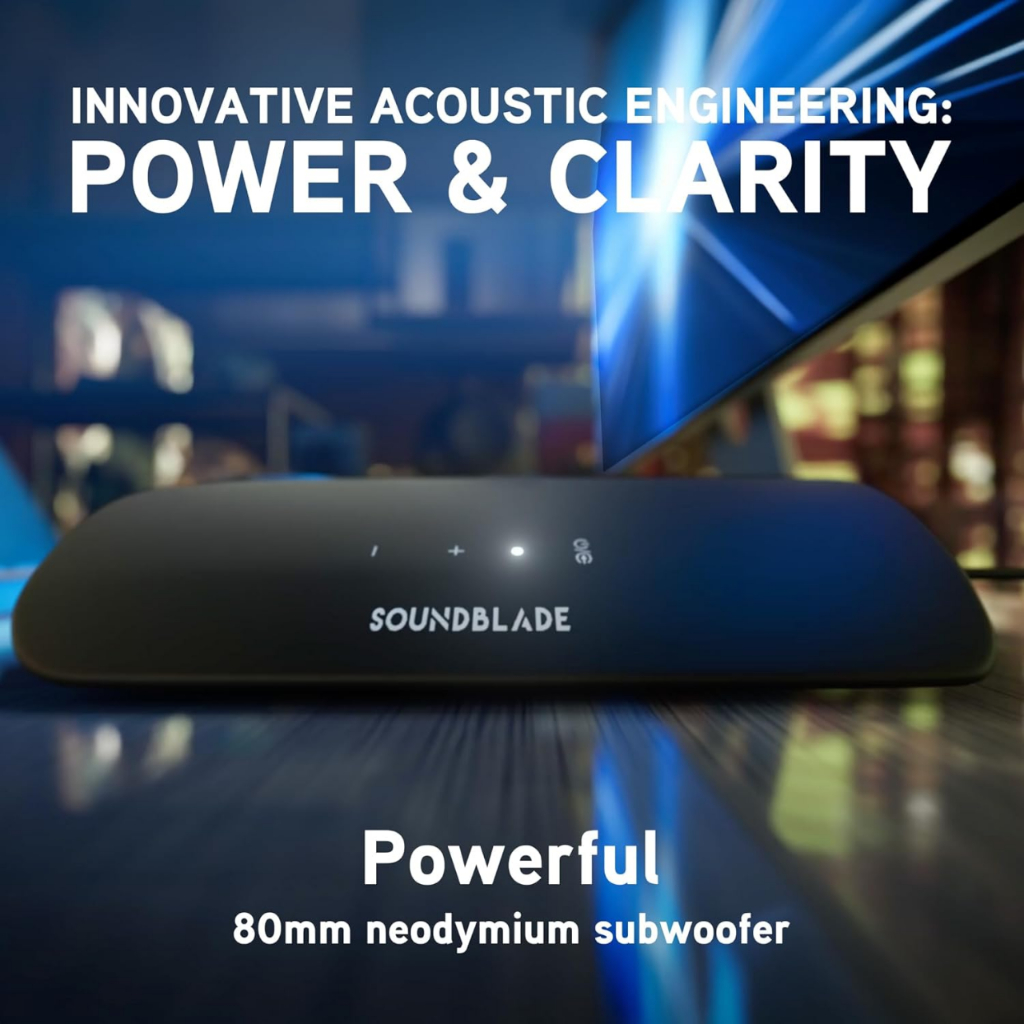 BlueAnt Soundblade Desktop Bluetooth Speaker PC Sound Bar | Shopee ...