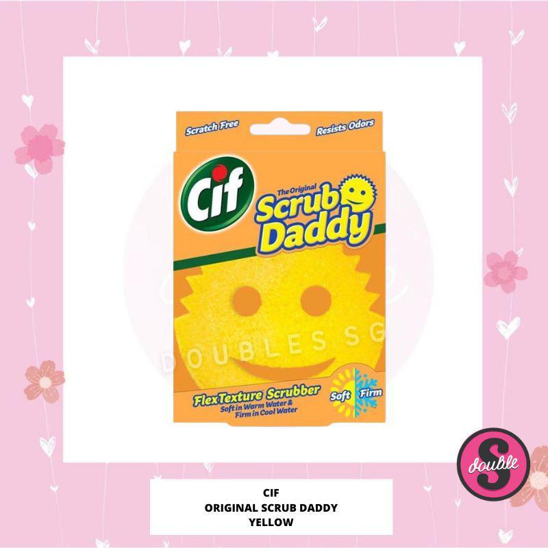 Cif Scrub Daddy/Mummy Kitchen Sponge, Original Yellow Sponge | Shopee ...