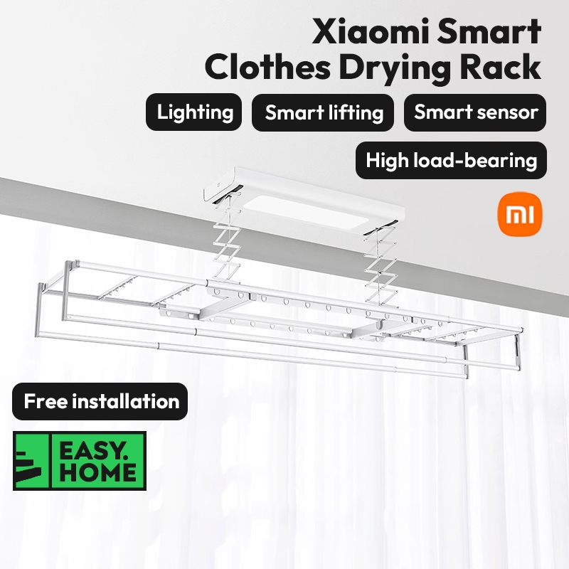 [SG Stock][Free Installation] XIAOMI Automated Clothes Drying Rack ...
