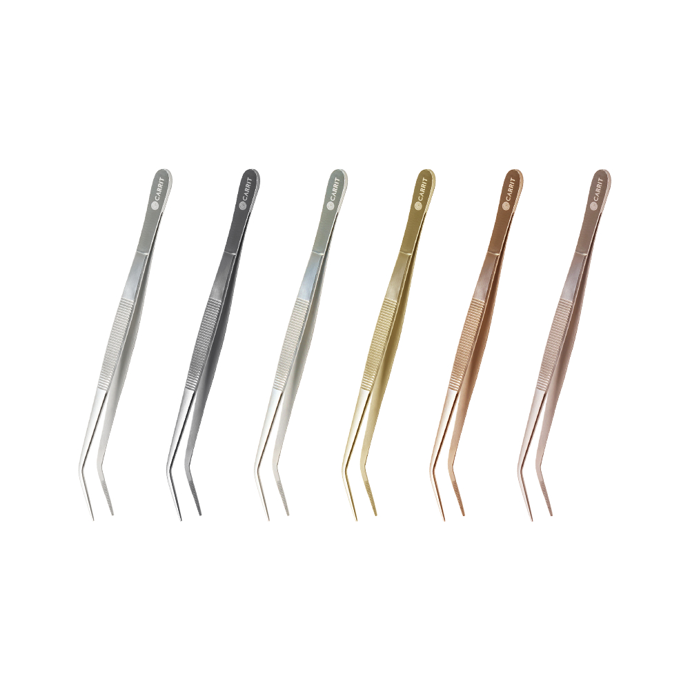 Premium Chef Cooking Tweezers Fine Sensitivity Tongs, Eco-Friendly ...