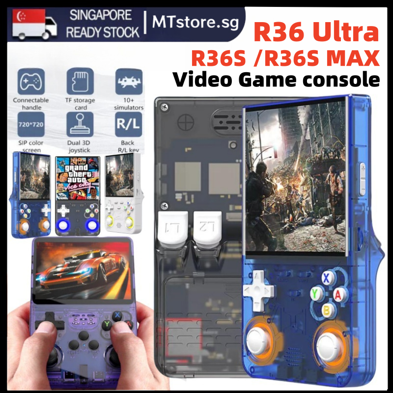 3.5/4.0 Inch R36 Ultra/R36S Max Retro Portable Handheld Video Game ...