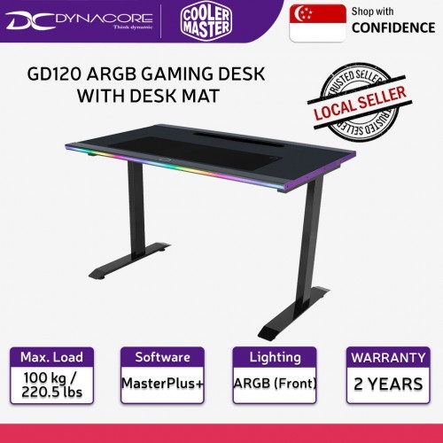 COOLER MASTER GD120 ARGB GAMING DESK WITH DESK MAT | Shopee Singapore