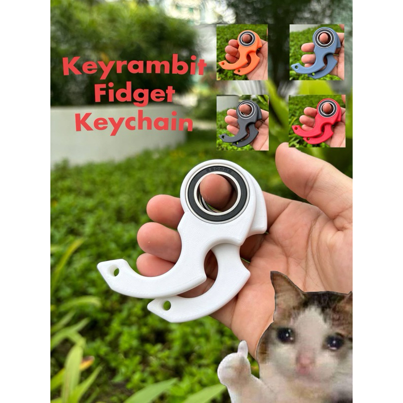 Keyrambit Karambit Keychain Spinner SG Made | Shopee Singapore