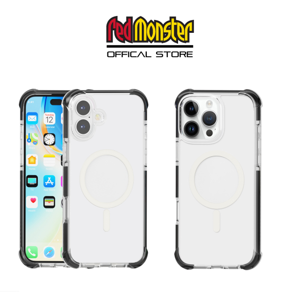 Red Monster Case for iPhone 16 Pro Max | 16 Pro | 16 Plus | 16 - Hybrid ...