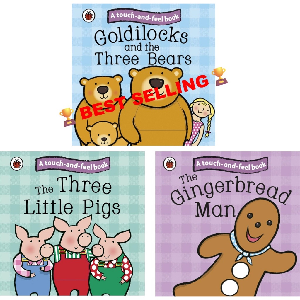 Classic Fairy Tales Touch Feel Book| Interactive Pull-the-tab Books ...