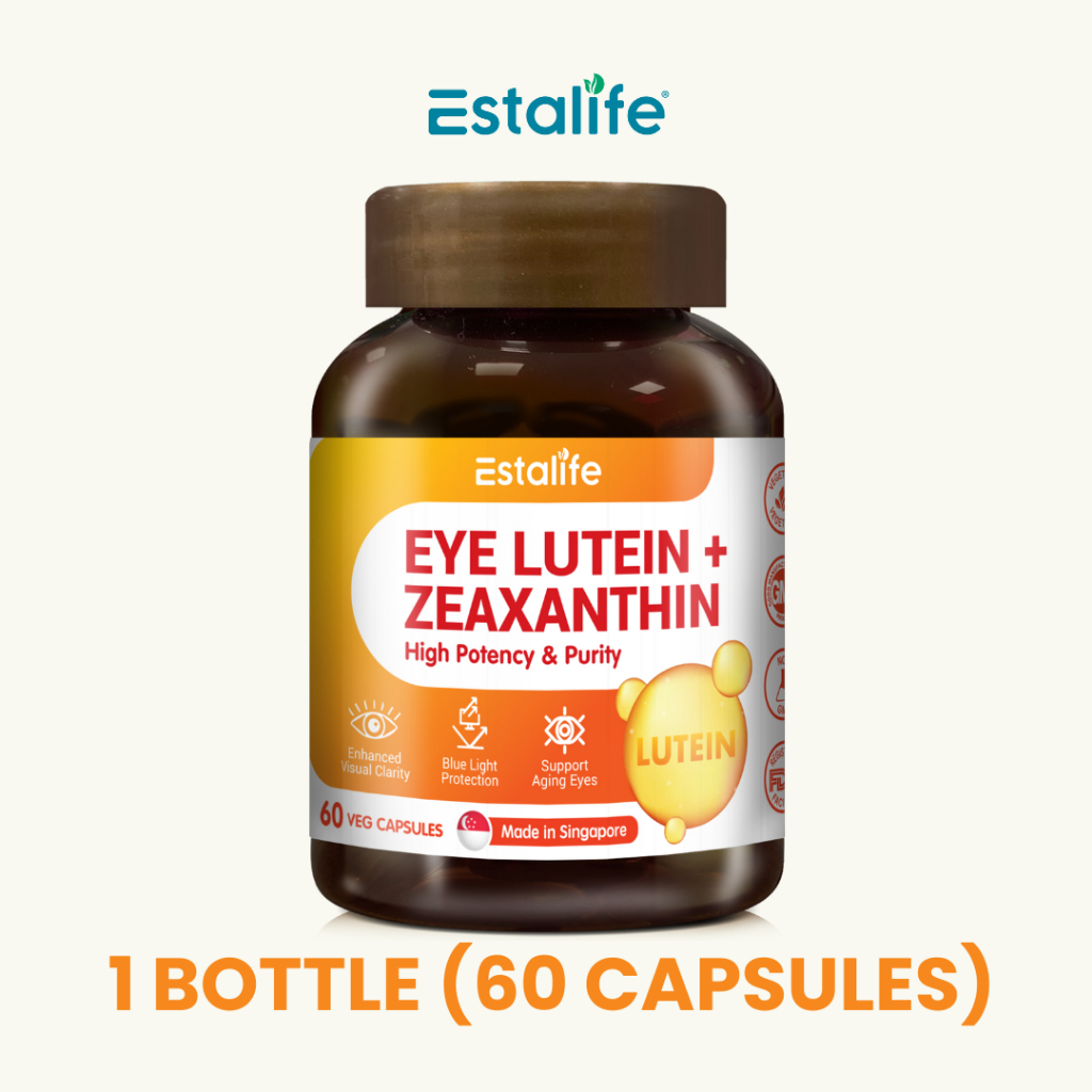 Estalife Lutein & Zeaxanthin | Eye Health Supplement | 叶黄素 | Vision ...