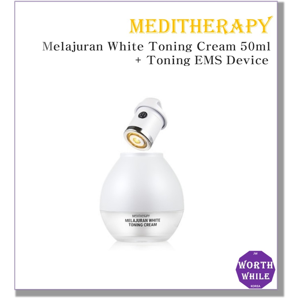 ️Big Sale MEDITHERAPY /Melajuran White Toning Cream 50ML + Toning EMS Device | Shopee Singapore