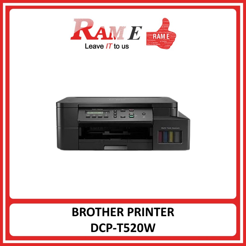 BROTHER DCP-T520W T520 520 Wireless All In One Colour Ink Tank Printer ...