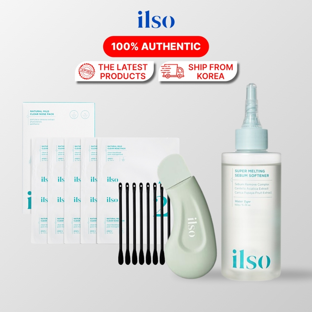ilso Natural Mild Clear Nose Pack for Blackhead Removal and Pore ...