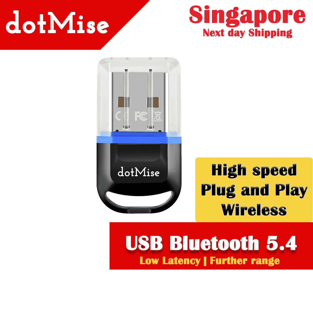 USB Bluetooth 5.4 Adapter | High-Speed Wireless Dongle for PC & Laptop ...