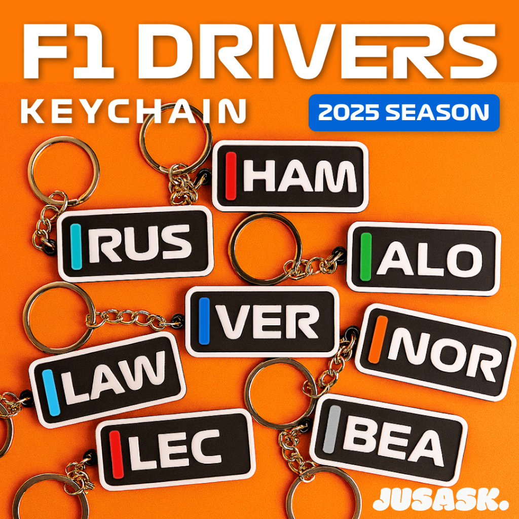 Formula 1 F1 2025 Driver Name Keychains | Custom 3D Printed Collectible ...