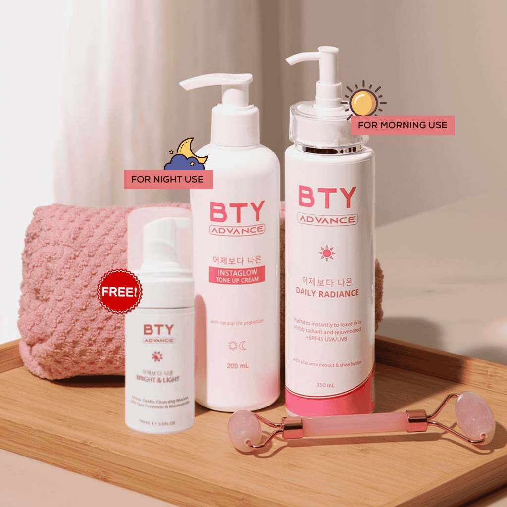 BTY ADVANCE DAILY GLOW SET | Shopee Singapore