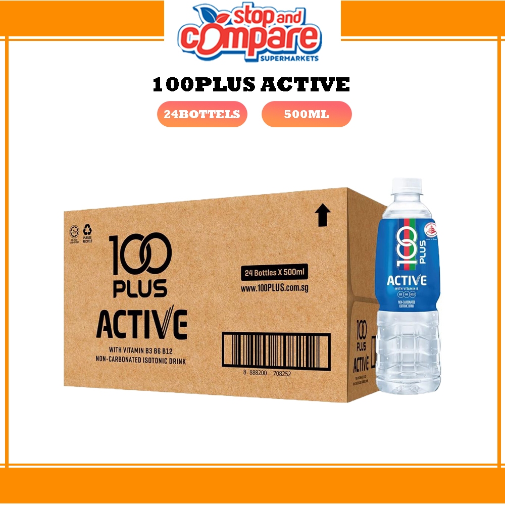 100Plus Isotonic Bottle Drink - Active 500ml (Non-Carbonated) | Shopee Singapore