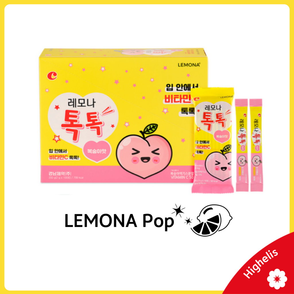 LEMONA Pop VITAMIN C (peach flavor) | Shopee Singapore