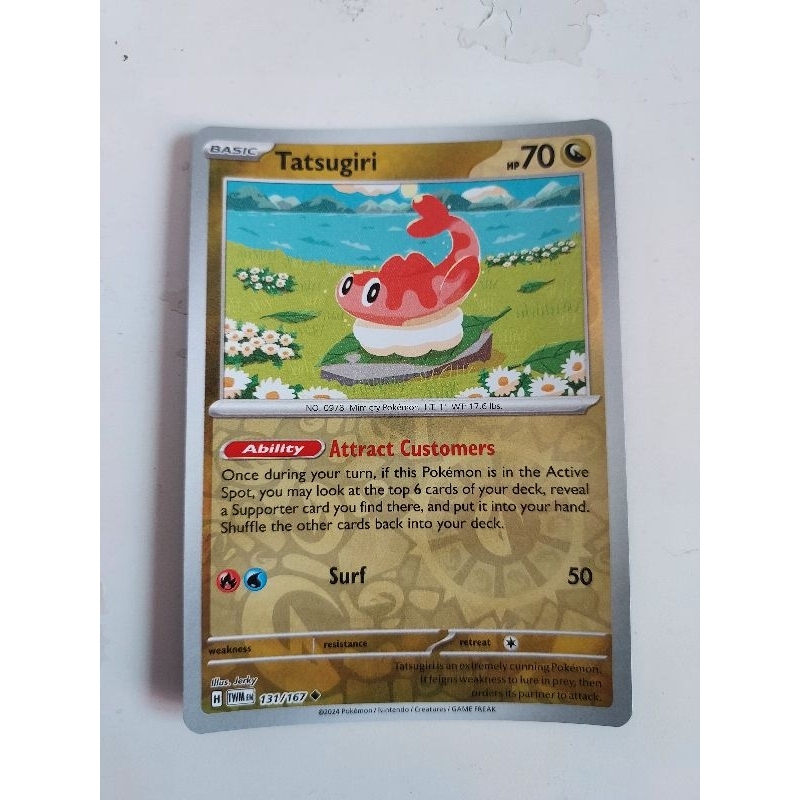 Pokemon tatsugiri twilight masquerade card | Shopee Singapore