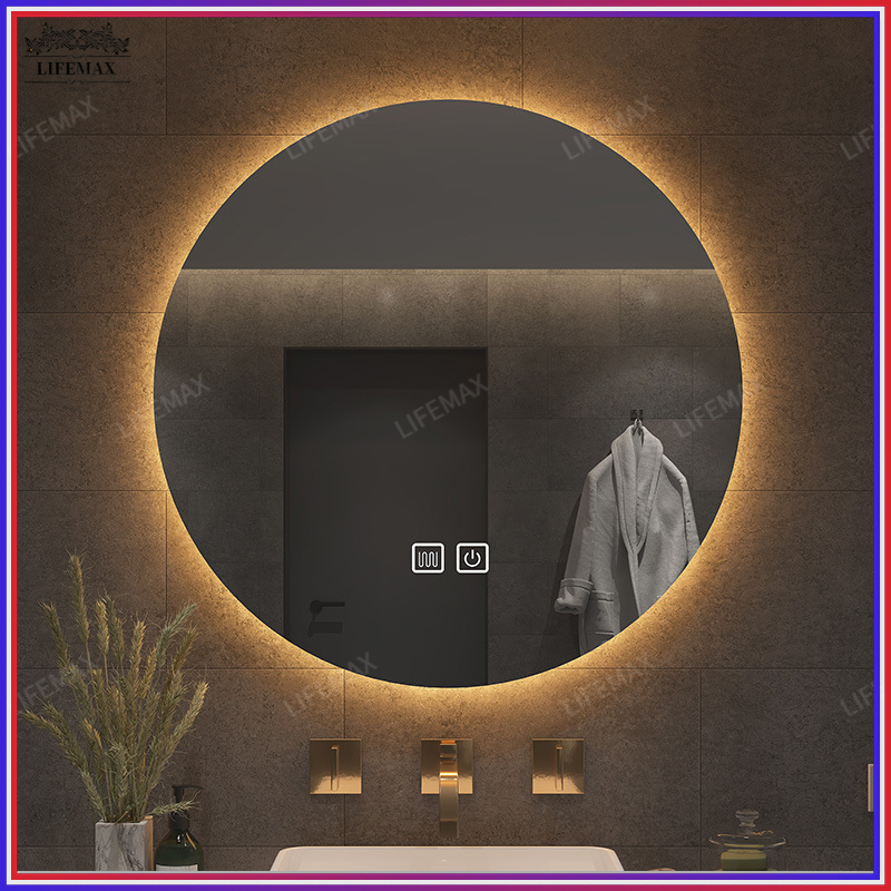 [SG Seller]Smart LED Mirror Wall Mounted Round Mirror Bathroom mirror ...