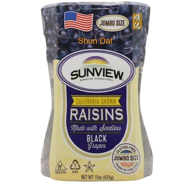 Sunview Seedless Red/Black/Green Raisins (New Packing) and products ...