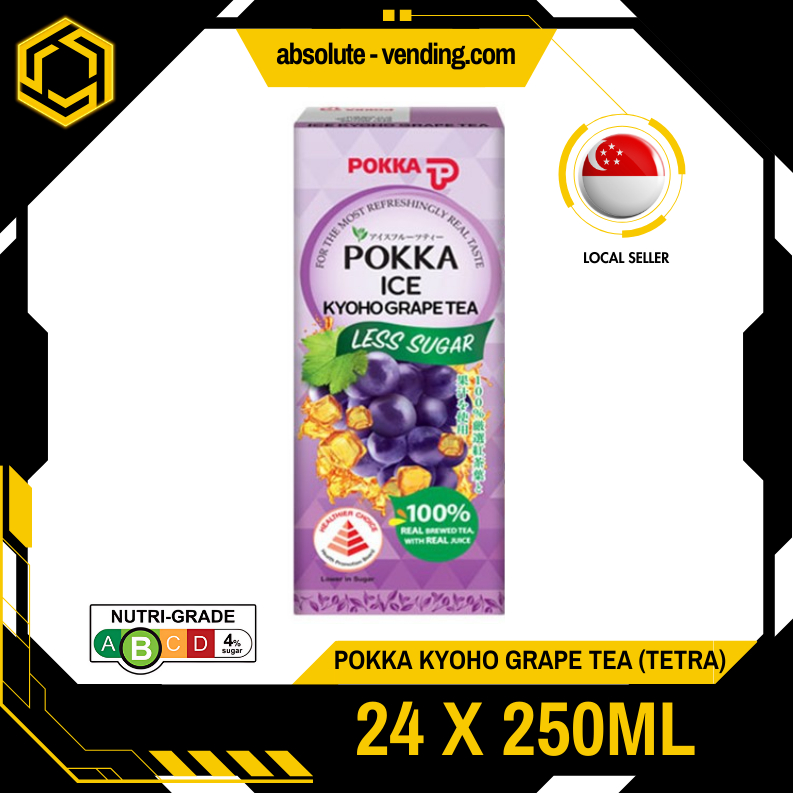 POKKA Grape Tea 250ML X 24 (TETRA) | Shopee Singapore