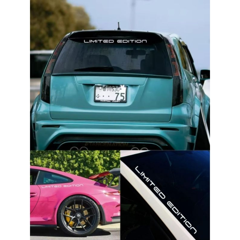 car sticker limited edition wind screen windshield sticker car body ...