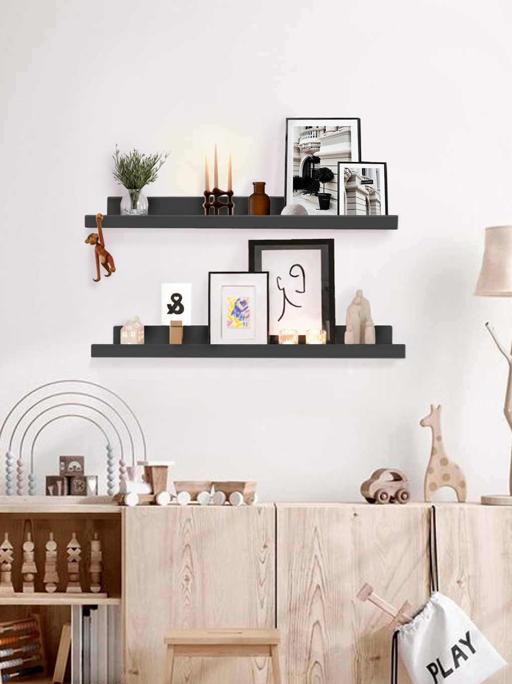 Wall Shelves Floating Shelves Ledge Picture Shelving Ledge Modern ...
