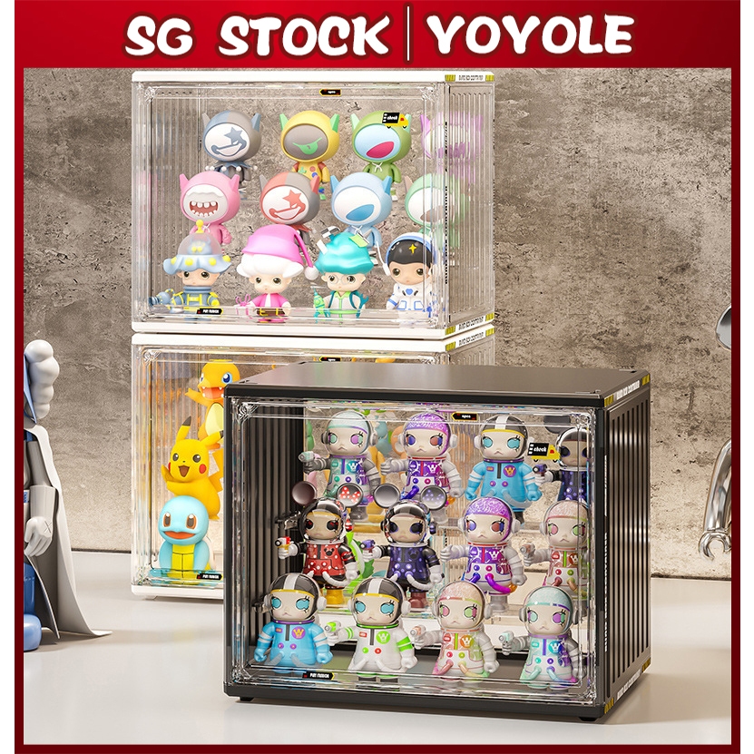 Popmart Display Box Acrylic Bag Storage Box Stackable Shoe Box Acrylic ...