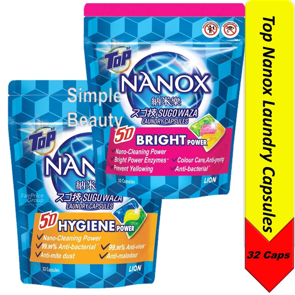 TOP Nanox Laundry Capsules Laundry Pods 32s TOP Laundry Detergent ...