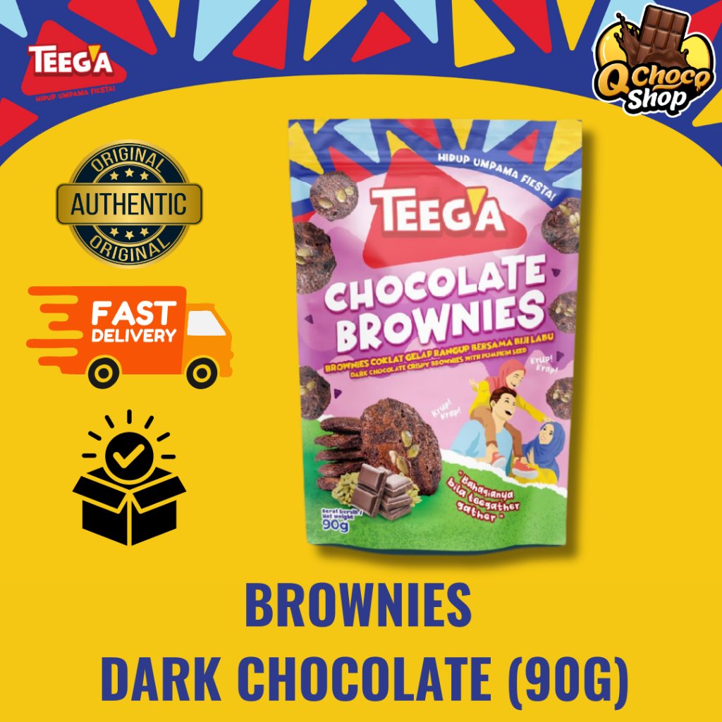 Crispy Brownies Dark Chocolate (100g) by Teega | Shopee Singapore