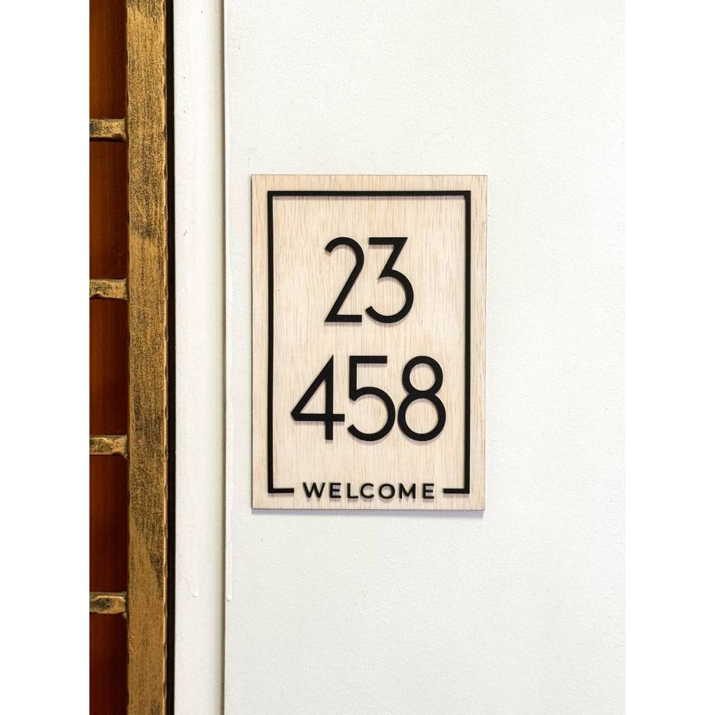 Frame Unit Numbers Plaque | SG seller | Door Unit Numbers | HDB Unit ...