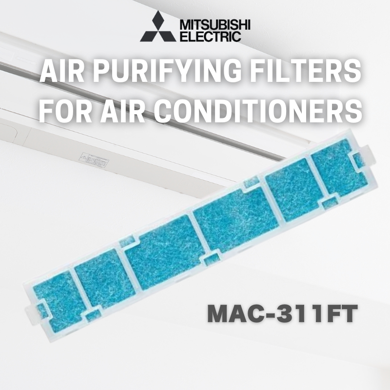 Air purifying filter for Mitsubishi air conditioner Allergenic ...