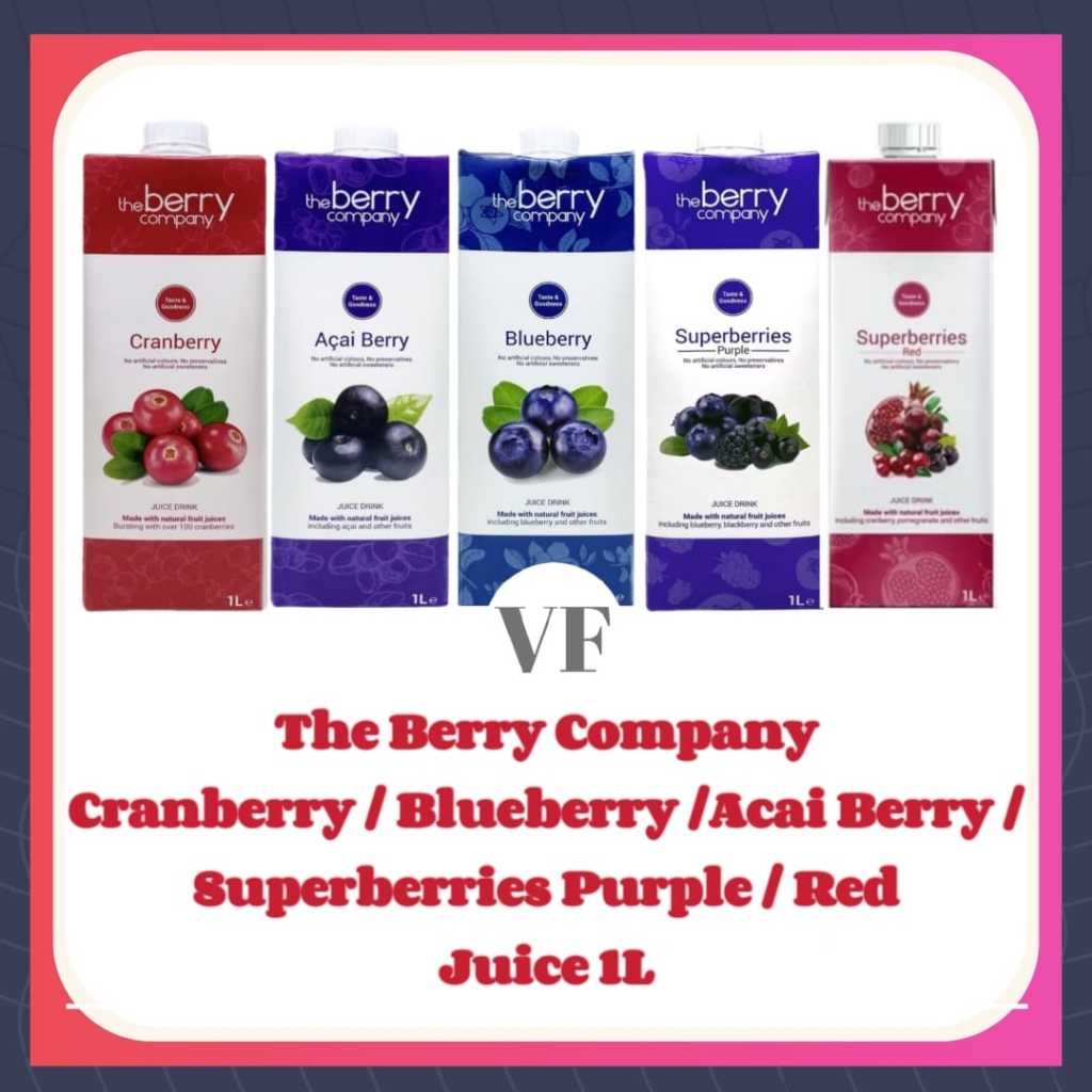 The Berry Company Cranberry/Blueberry/Acai Berry/Superberries Red ...