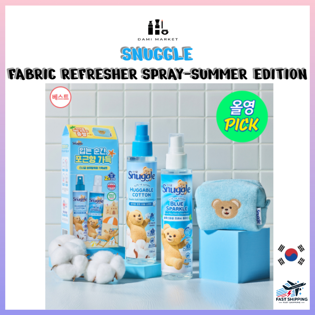 Snuggle Fabric Refresher Spray – Summer Edition (Mini Pouch Gift Set ...